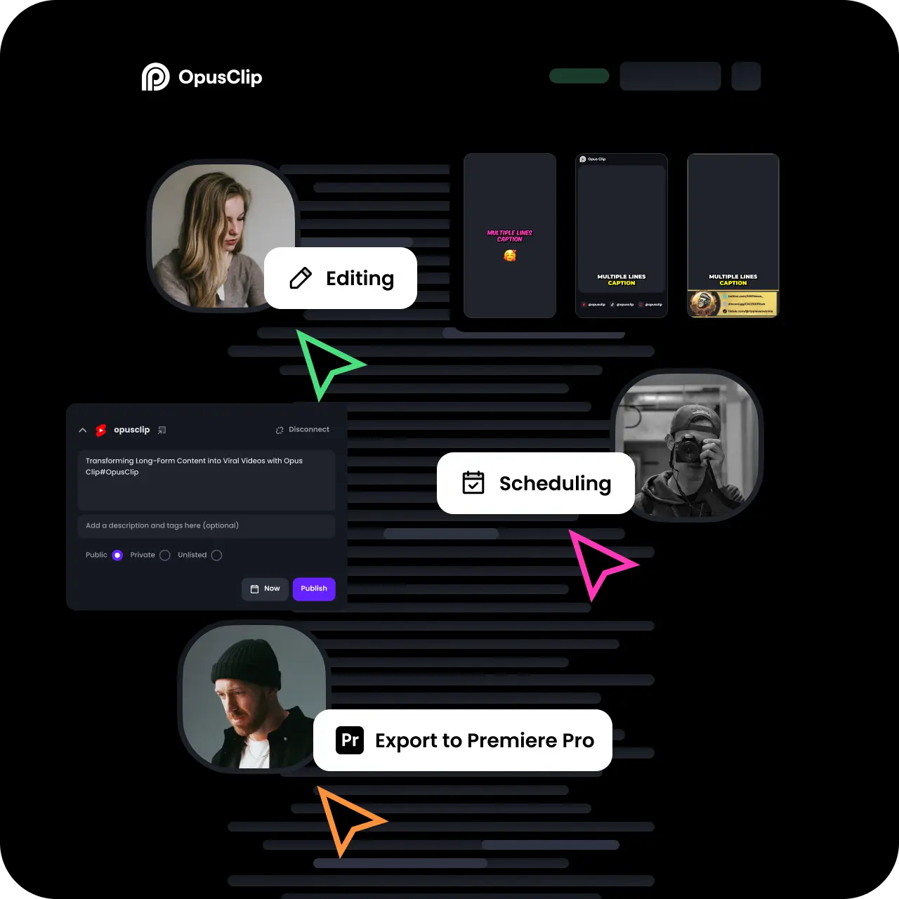 OpusClip - #1 AI video clipping tool for marketers